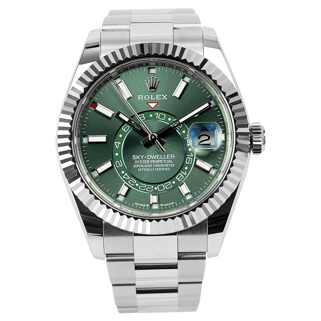 Rolex Oyster Perpetual Sky-Dweller Stainless Steel 336934 | Luxe Watches